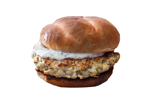 WILD COD BURGER 4x4oz FROZEN - Seafood Online Canada